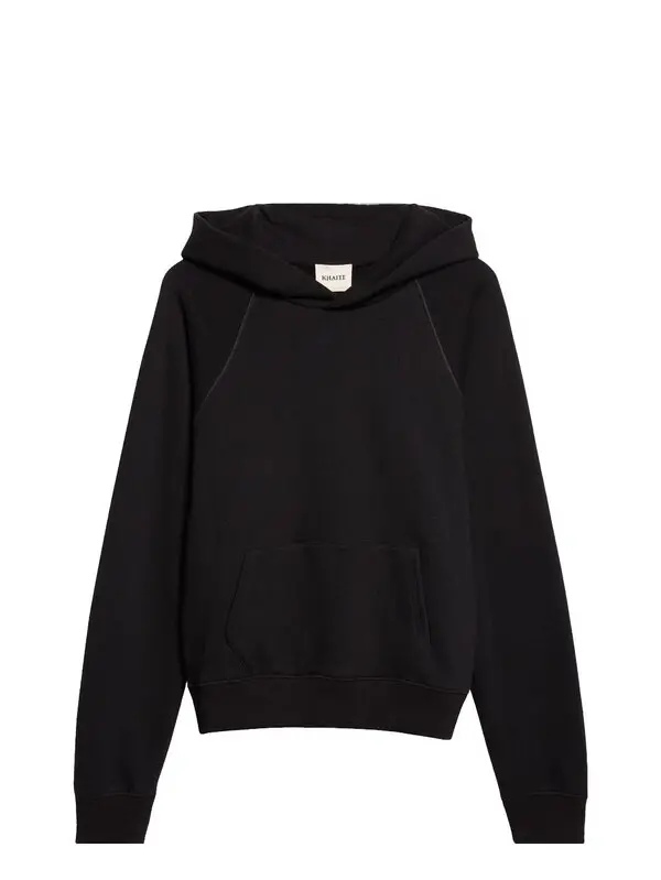 Khaite Ellen Cotton Hoodie - Black