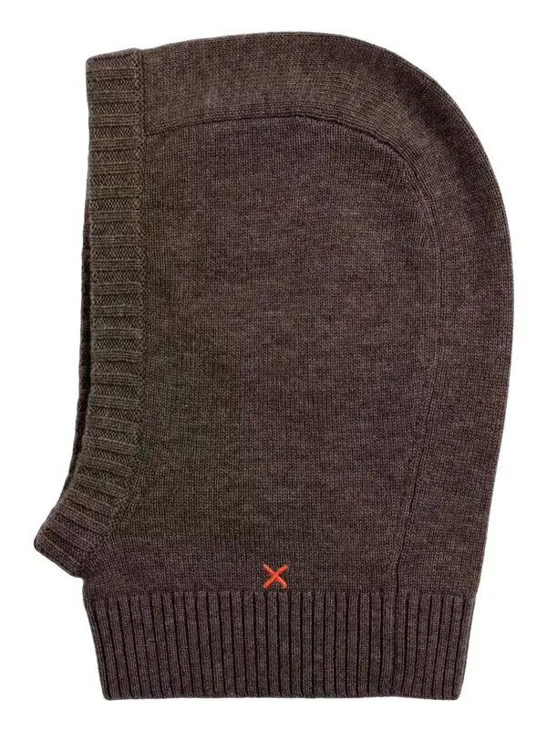 Chinti & Parker Ribbed-knit Balaclava - Brown