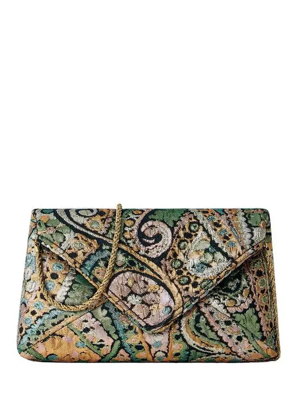 Dries Van Noten Embroidered Clutch Bag - Multicolor