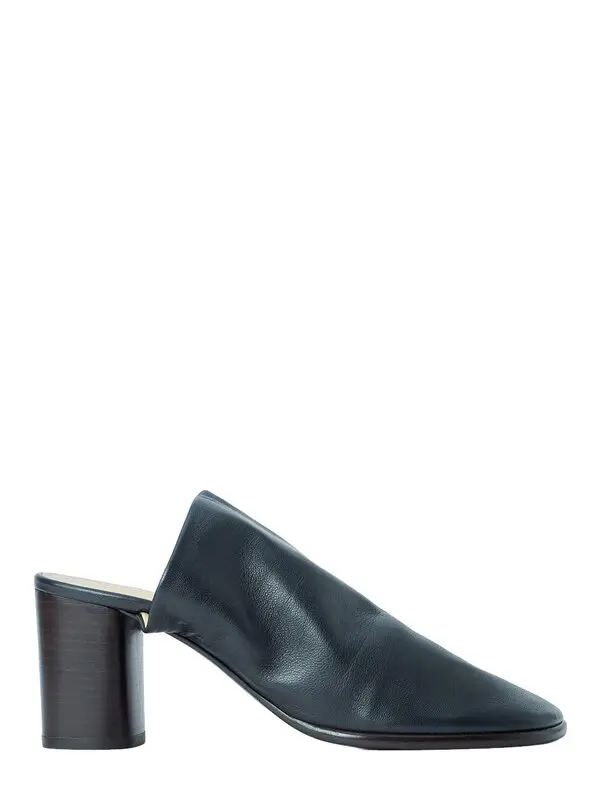 LEMAIRE Glove Mules - Black