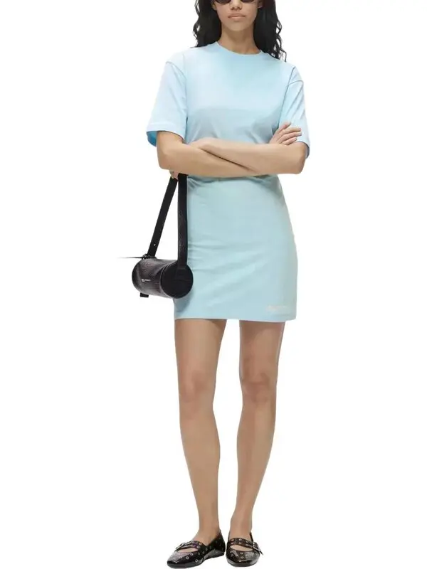 Karl Lagerfeld Gathered T-shirt Mini Dress - Blue