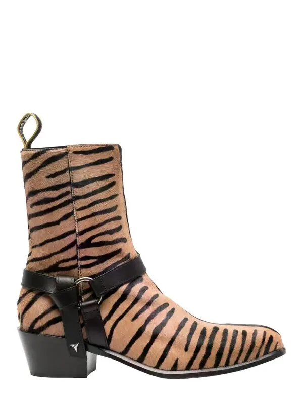 Fendi Double O Ankle Boots - Neutrals