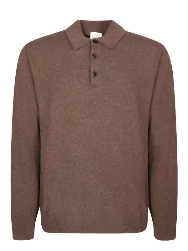 Paul Smith Button-up Polo Shirt - Brown