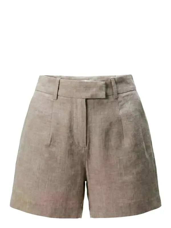 Only Onllinda Pleated Bermuda Shorts - Grey