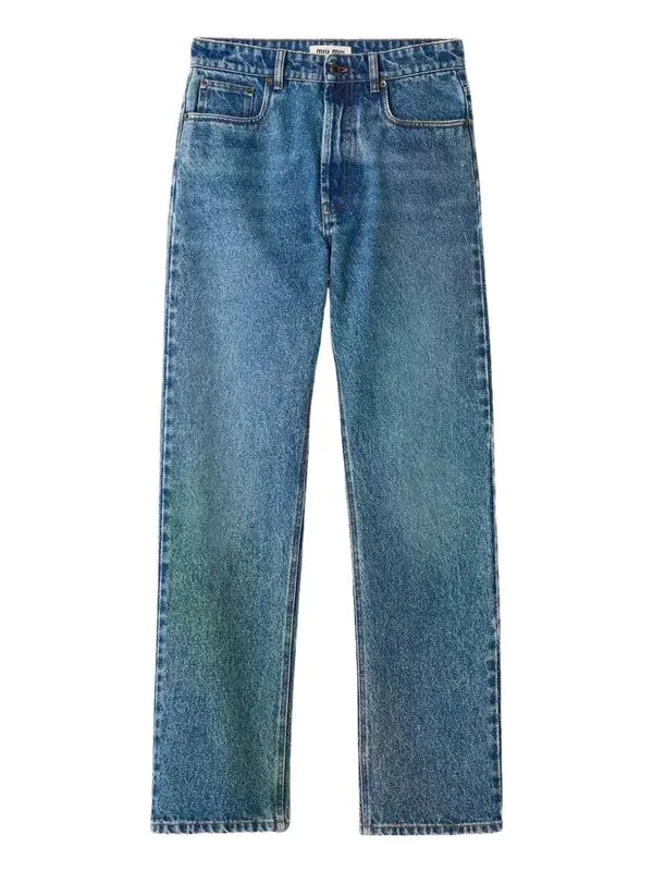 Miu Miu Five-pocket Denim Jeans - Blue
