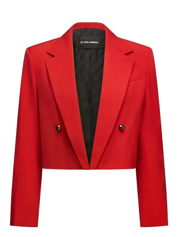 Karl Lagerfeld Long-sleeves Blazer - Red