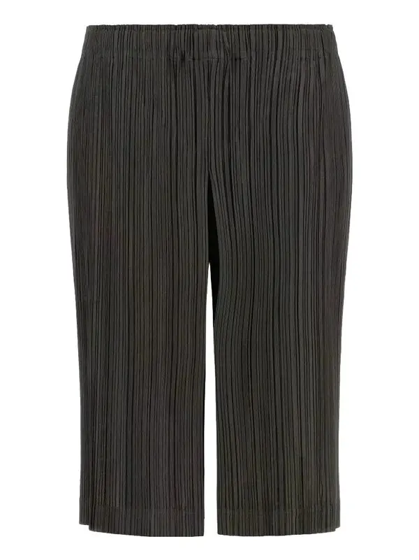 Issey Miyake Thicker Bottoms 2 Pleated Shorts - Grey