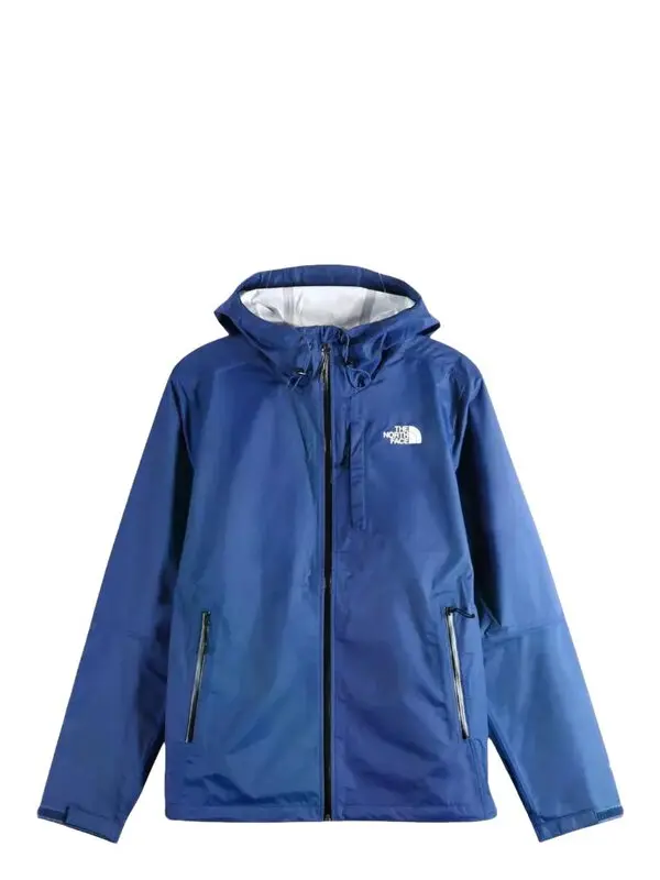 The North Face Logo-print Hooded Jacket - Blue