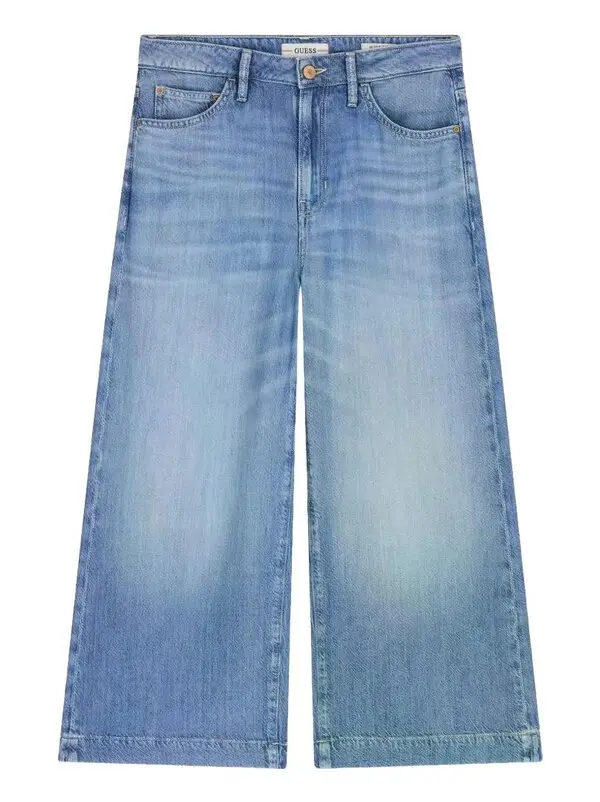 Guess Bellflower Cropped Jeans - Blue