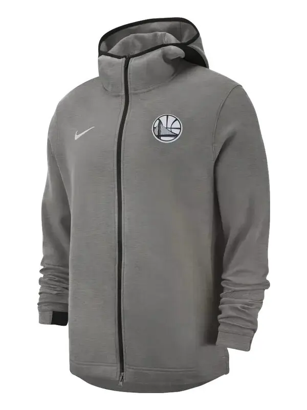 Nike Showtime Golden State Warriors Zip Hoodie - Grey