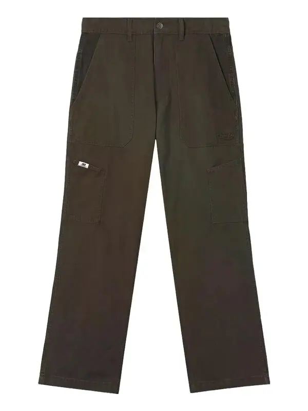 CHOCOOLATE Cargo-pocket Straight-leg Trousers - Grey