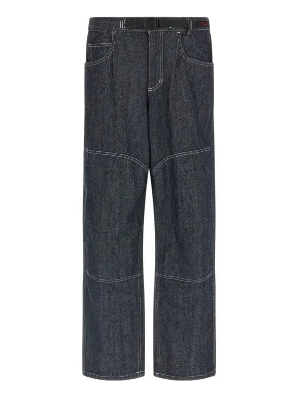 Gramicci Double Knee Straight-leg Jeans - Navy