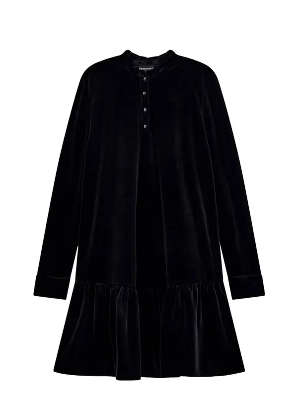 Emporio Armani Stretch Chenille Dress - Black