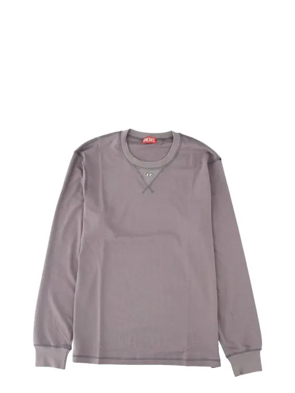 DIESEL® Contrast Stitch Sweatshirt - Gray