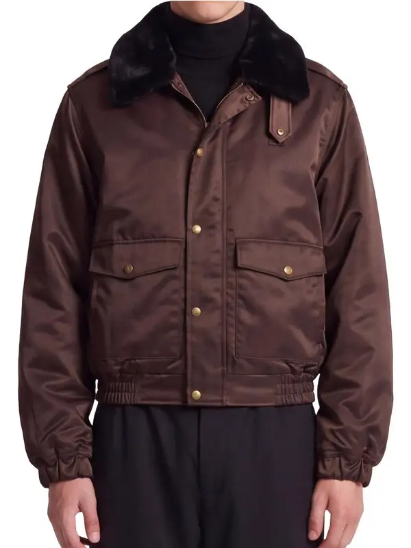WILLY CHAVARRIA Long-sleeve Casual Jacket - Brown