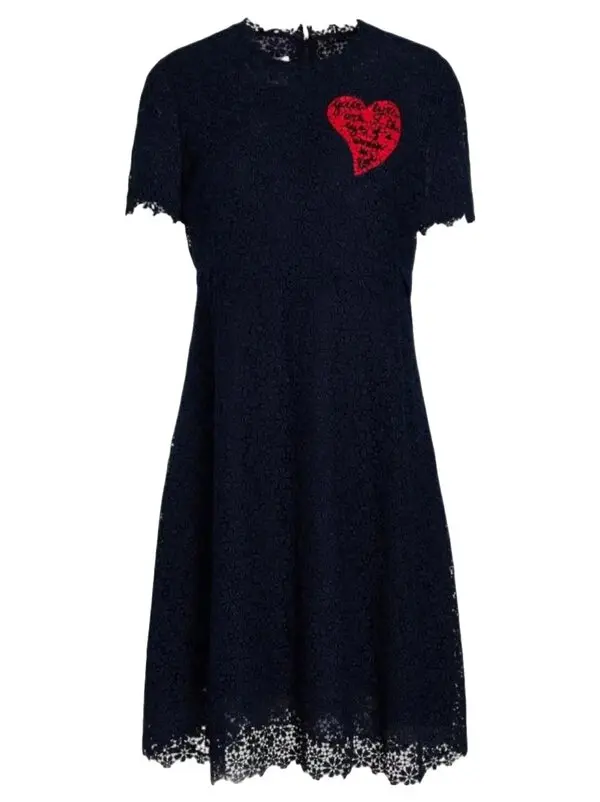 Valentino Garavani Short-sleeved Dress - Blue