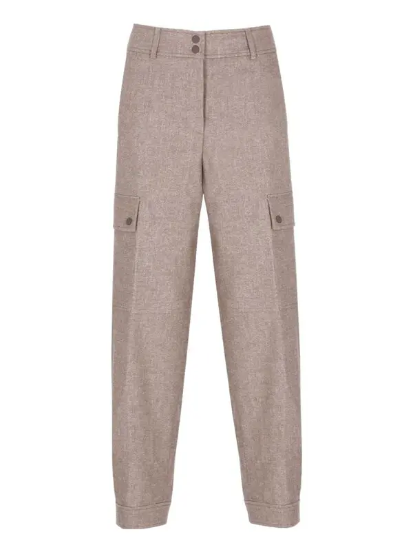 Peserico Cargo Pocket Pants - Brown