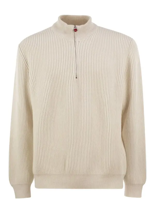 Kiton Long-sleeve Half-zip Sweater - No