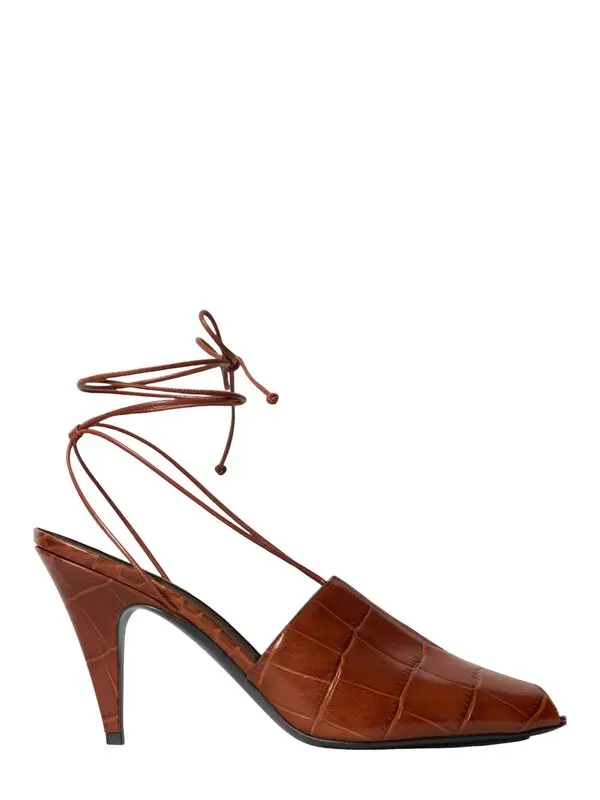 Celine V Front Sandal - Brown