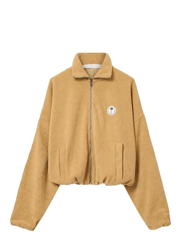 Palm Angels Long-sleeve Casual Jacket - Yellow