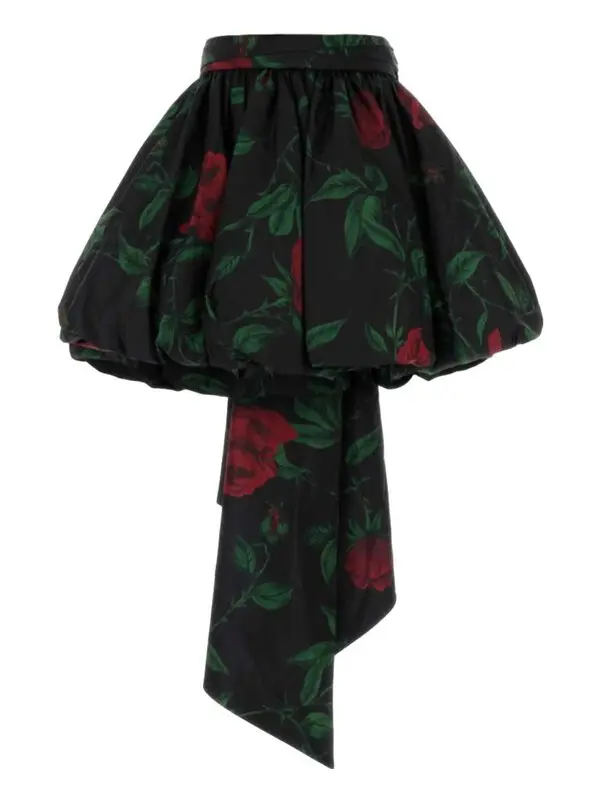 Blumarine Re Printed Balloon Mini Skirt - Multicolor