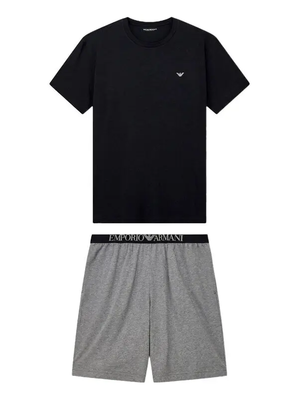Emporio Armani Logo Two-piece Pyjamas - No
