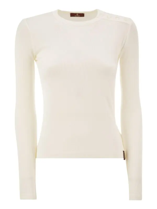 DONDUP Ribbed Crew-neck Knit Top - No