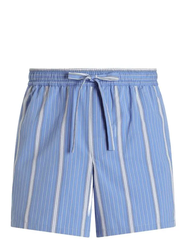 Dolce & Gabbana Striped Poplin Bermuda Shorts - Multicolor