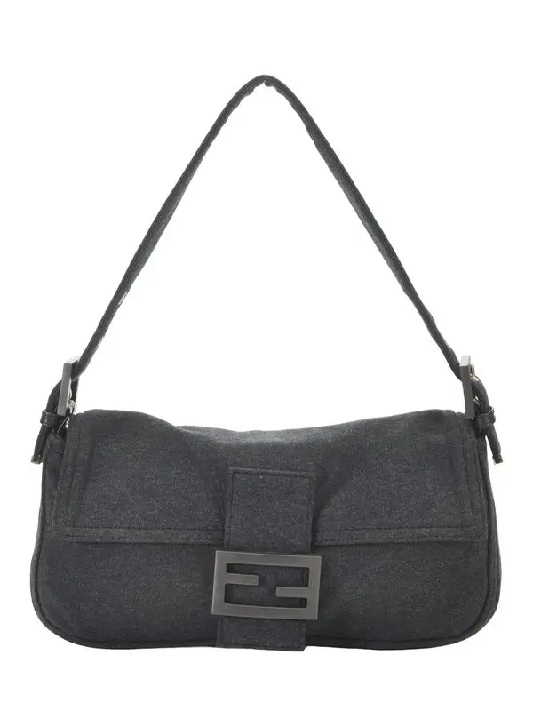 Fendi Jersey Baguette - Grey