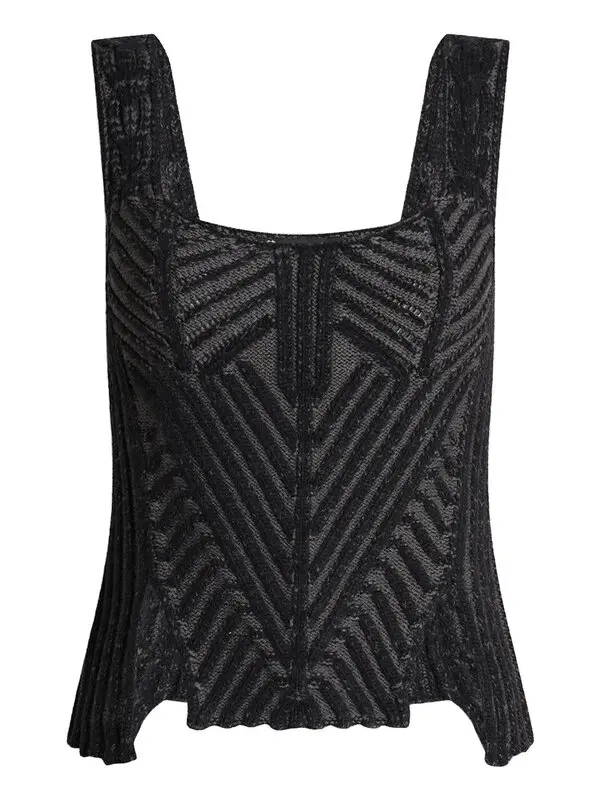PAOLINA RUSSO Warrior Corset - Black