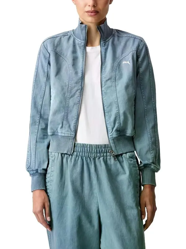 PUMA Future. . Archive Washed Twill Short Jacket - Blue