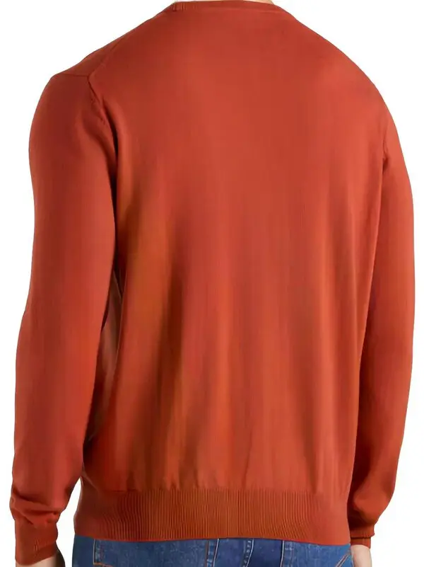HARMONT & BLAINE Logo-embroidered Crew-neck Sweater - Red