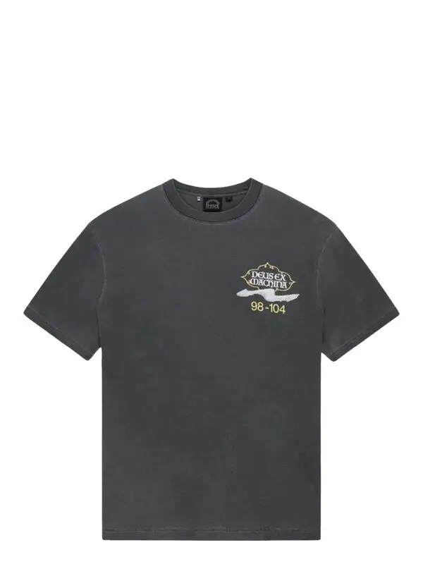 Deus Ex Machina Easy Peacey Stone-washed T-shirt - Grey