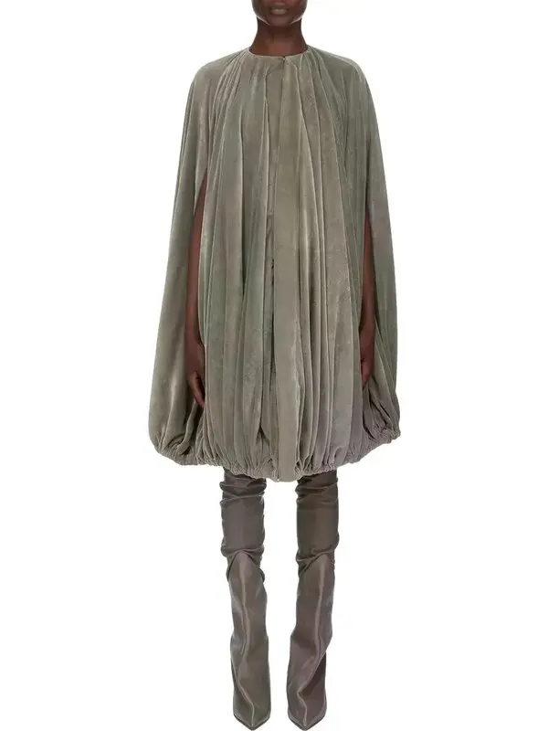 Rick Owens Temple Bubble Coat - Grey