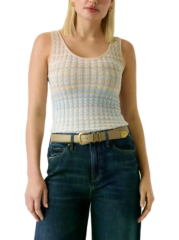 Guess Knitted Tank Top - Neutrals