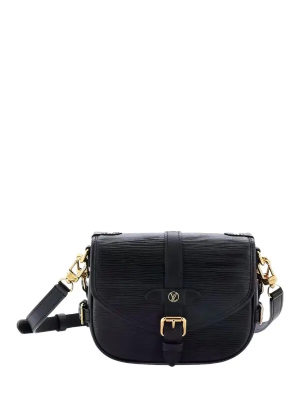 LOUIS VUITTON Saumur Handbag Epi Leather Bb Crossbody Bag - Black