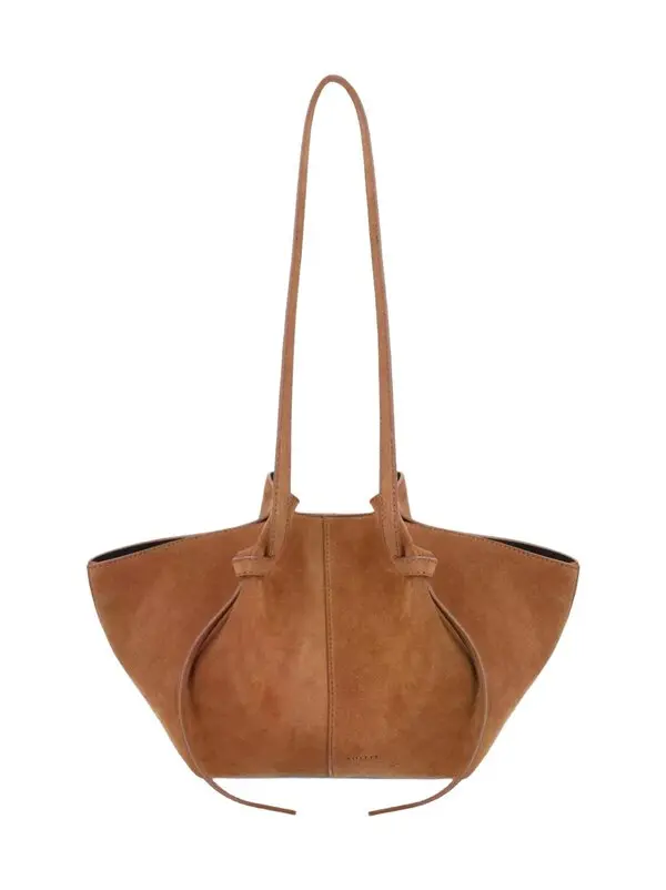 Yuzefi Mochi Suede Shoulder Bag - Camel