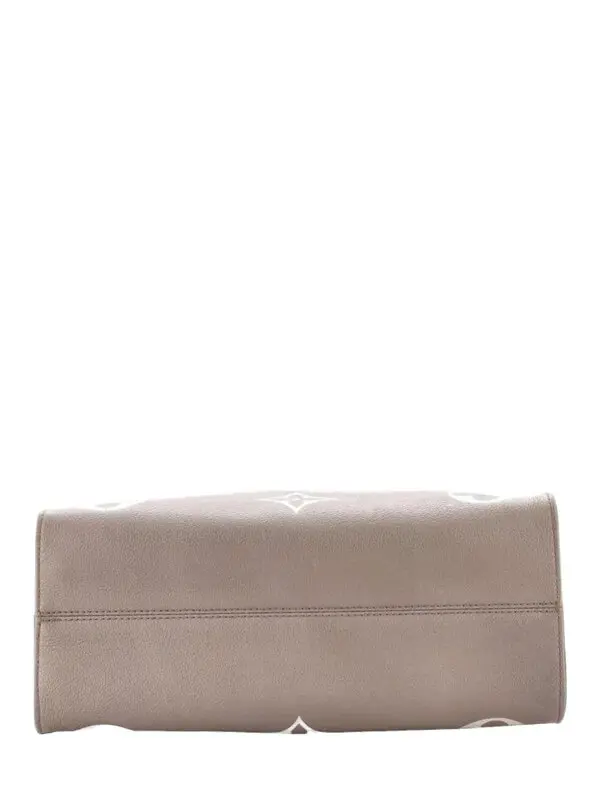 LOUIS VUITTON Onthego Tote Bicolor Monogram Empreinte Giant Mm Shoulder Bag - Neutrals