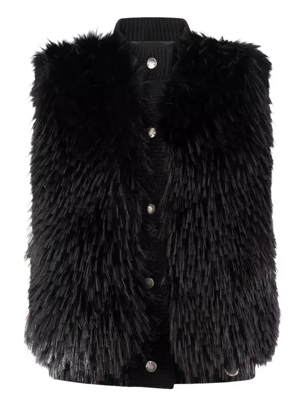 Moncler Wool Down Gilet - Black