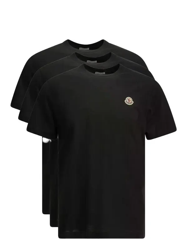 Moncler Logo-patch T-shirt - Black
