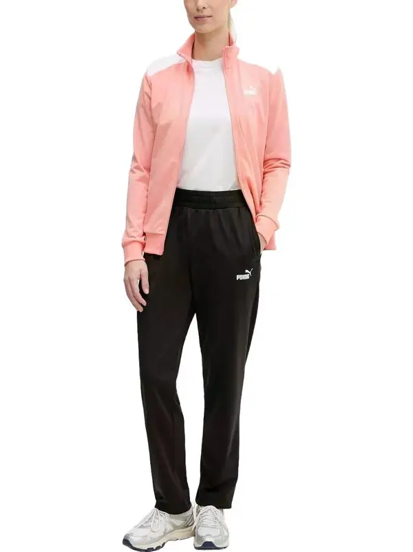 PUMA Poly Logo-print Tracksuit Set - Black