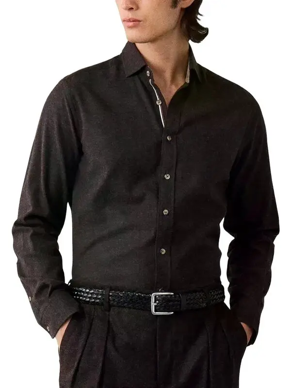 HACKETT  Long-sleeve Shirt - Brown