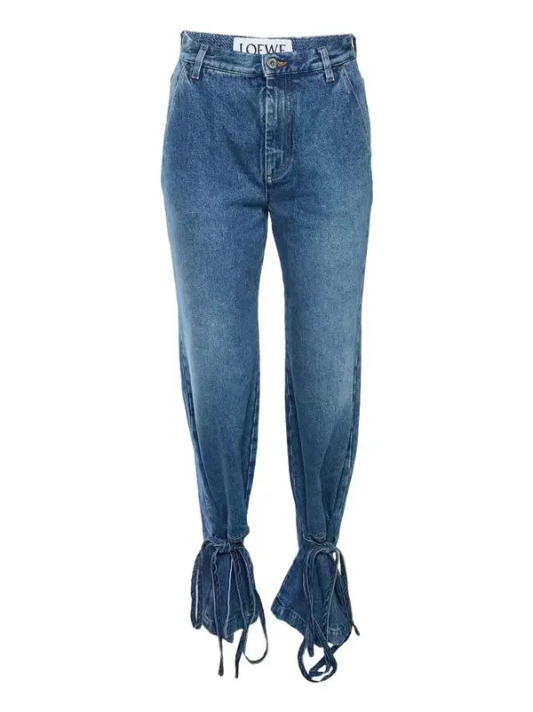 Loewe Tie-cuff Tapered Jeans - Blue