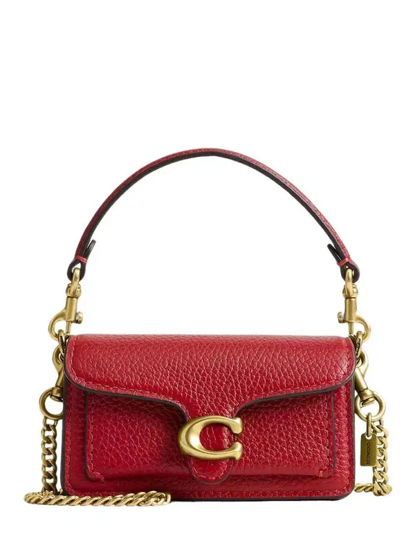 COACH Tabby Bag Charm - Red