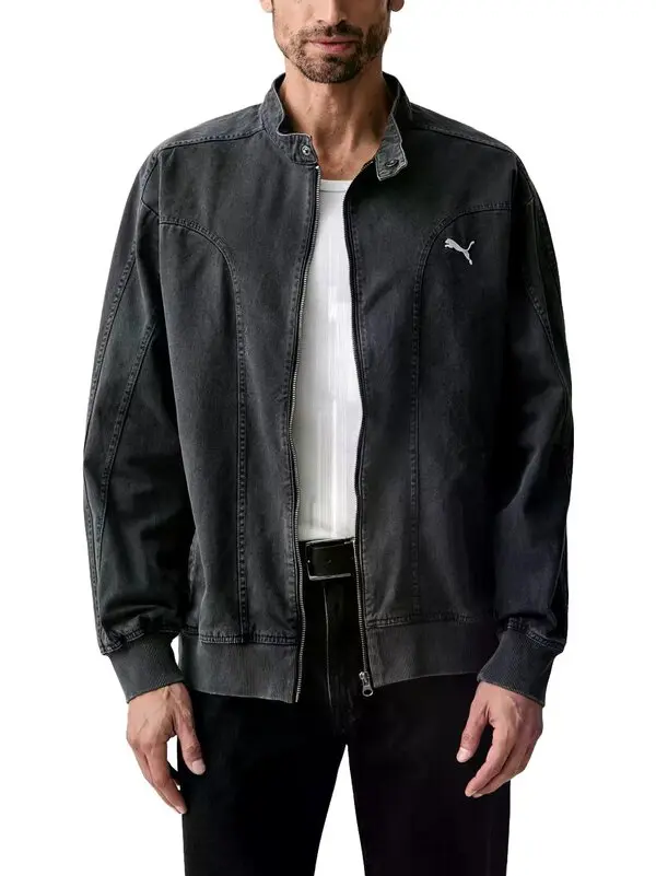 PUMA Futura Archive Relaxedwashed Twill T7 Track Jacket - Grey