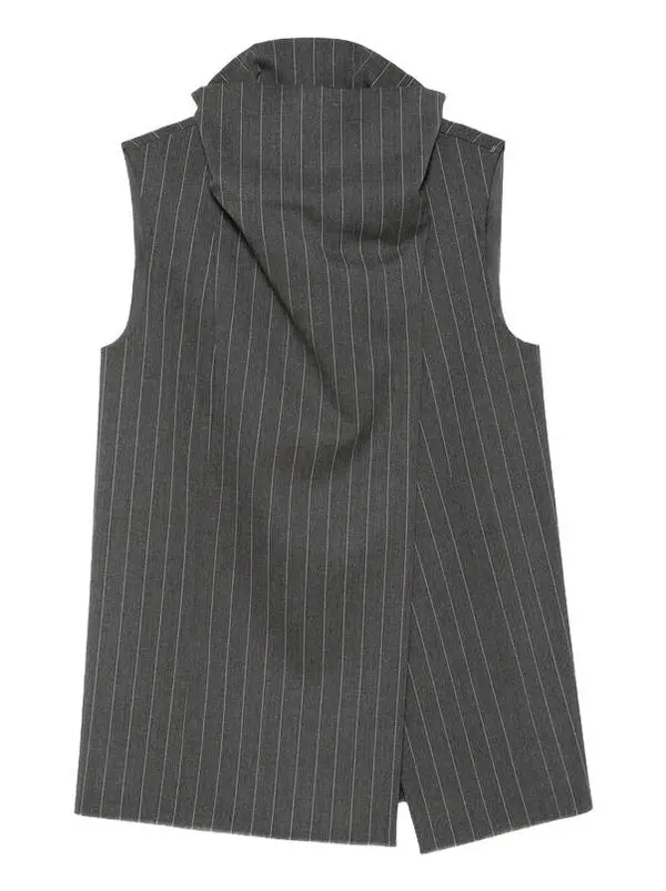 Sportmax Grey Jackets Waistcoat & Gilets - Gray