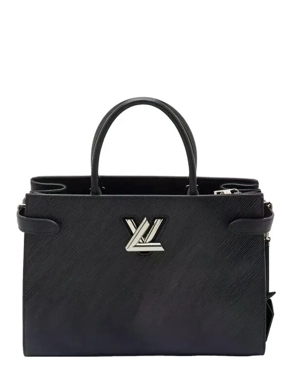 LOUIS VUITTON 2018 Twist Epi Leather Tote Bag - Black