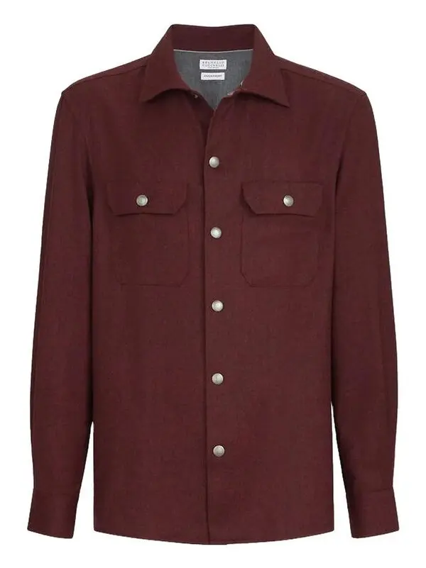 Brunello Cucinelli Jackets Shirt Jackets - Red