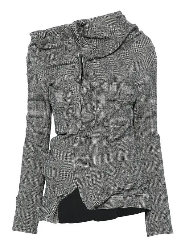 Junya Watanabe Grey Jackets Fitted Jackets - Gray