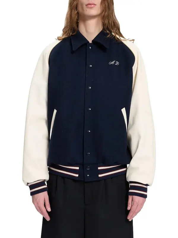 ANN DEMEULEMEESTER Jackets Bomber Jackets - Blue